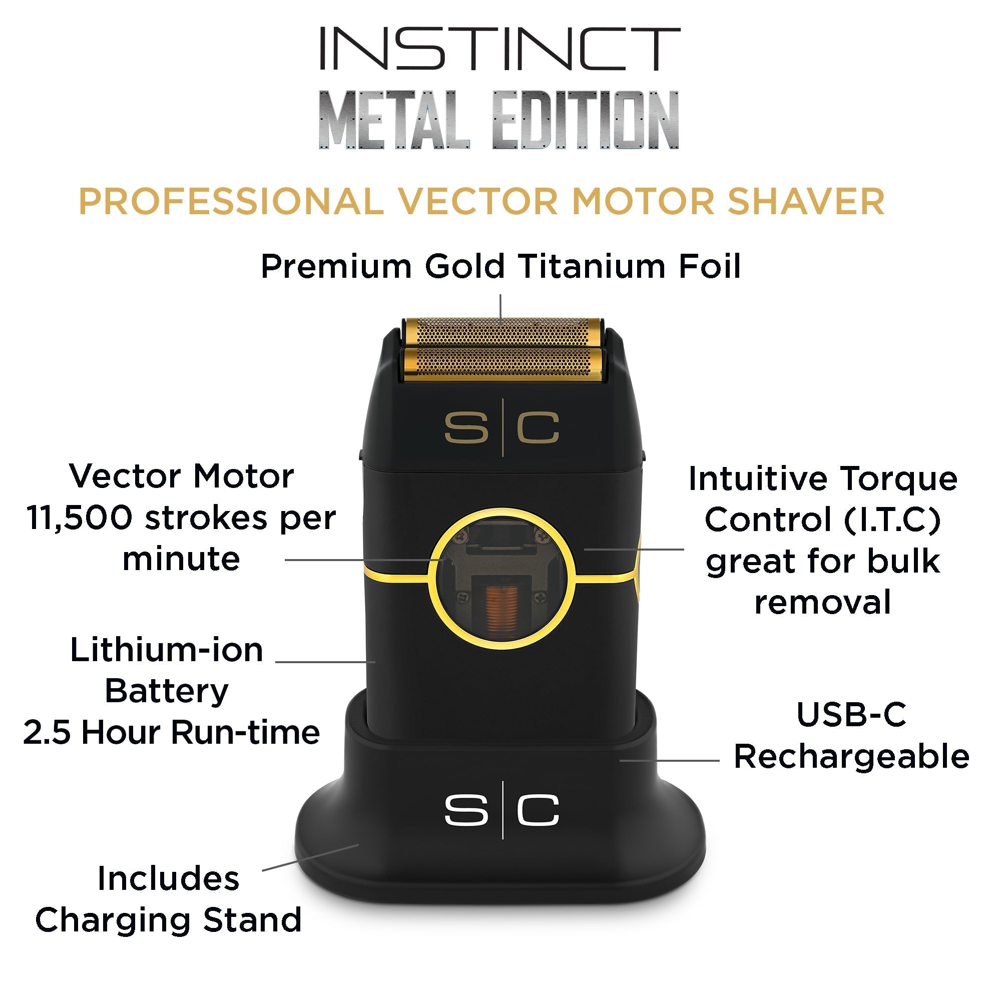 Stylecraft Instinct Metal Foil Shaver – J&J Barber Supply Co.